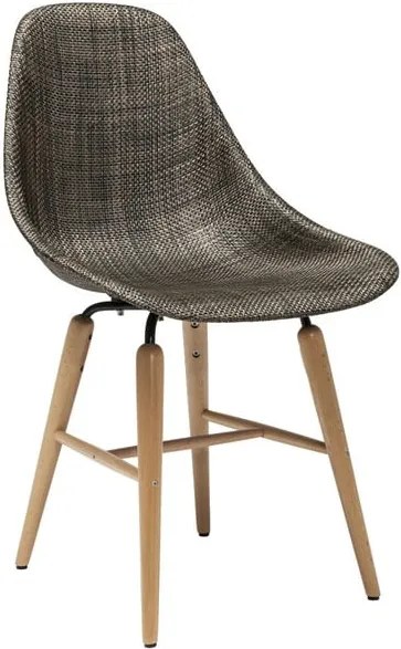 Sada 4 hnědých jídelních židlí Kare Design Forum Wood