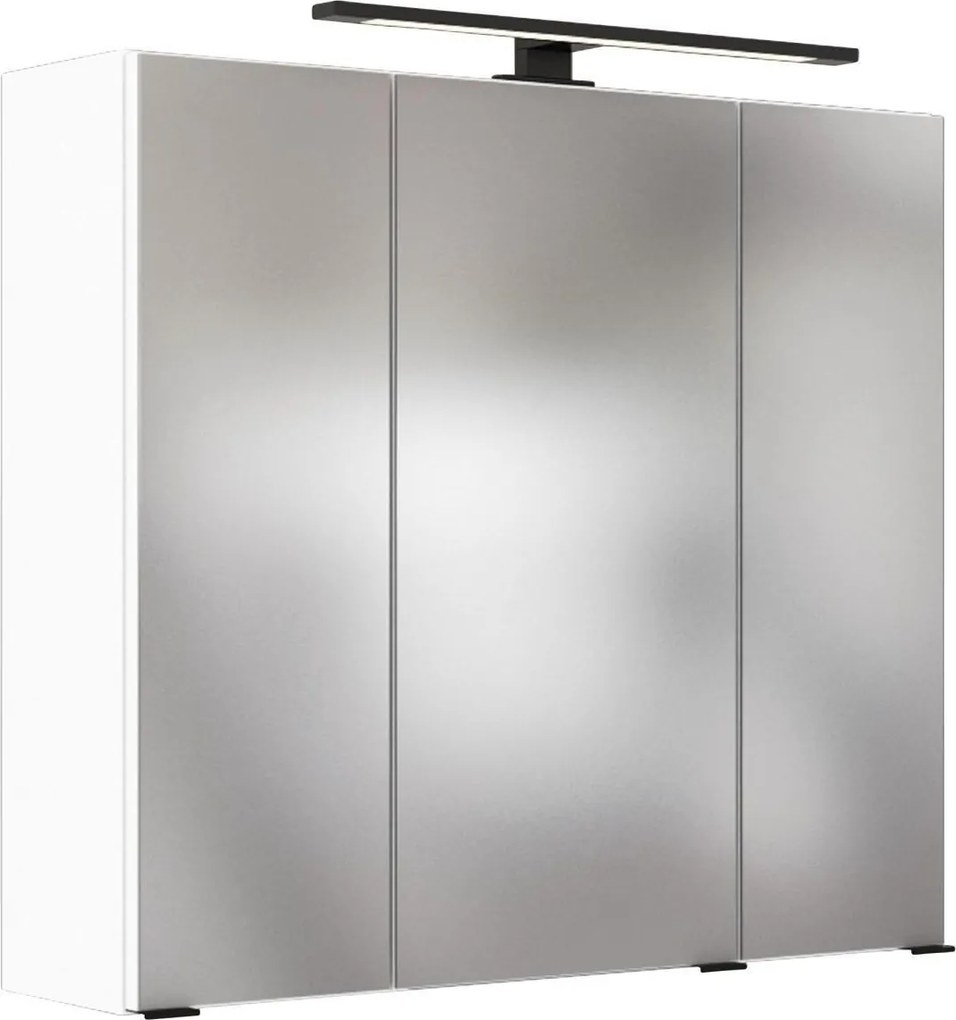 XXXLutz ZRCADLOVÁ SKŘÍŇKA, bílá, bílá, 70/64/20 cm Held - Online Only koupelnové skříňky - 000307007103