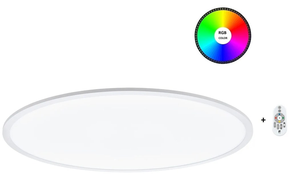 Eglo 98566 SARSINA-C - Stropní LED RGB svítidlo - CONNECT ovládání ovladačem, nebo z mobilní aplikace, Ø 80cm, včetně DO