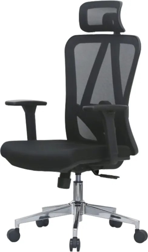Kancelářská ergonomická židle Neoseat BOROSI — černá, nosnost 150 kg