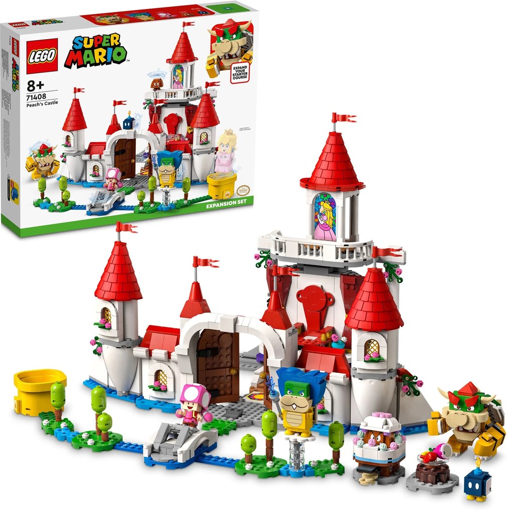 Lego stavebnice lego super mario 71408 hrad peach