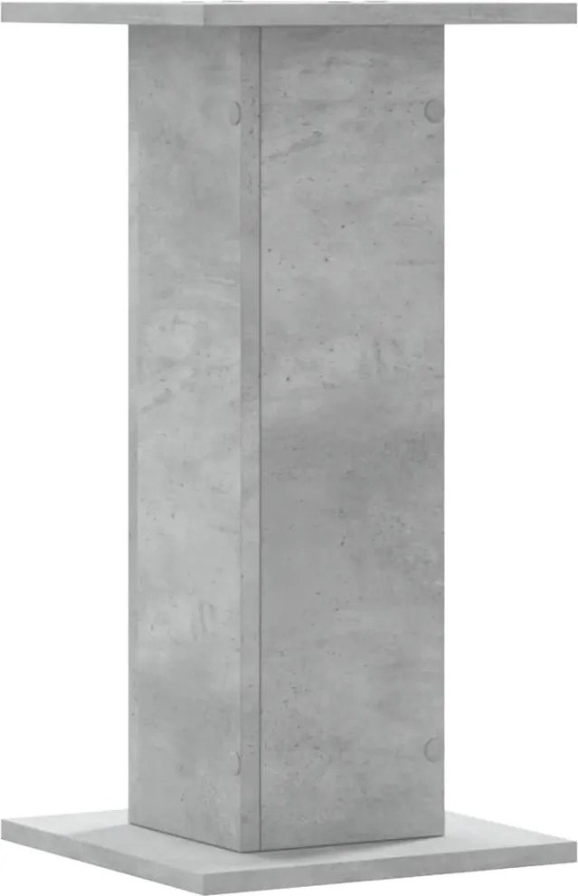 Stojany na rostliny 2 ks betonově šedé 30 x 30 x 60 cm kompozit 3307858