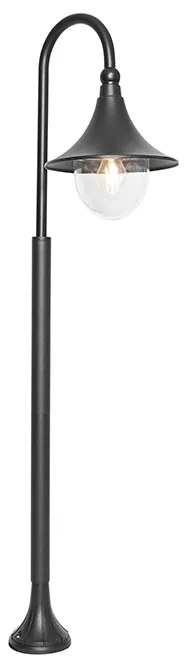 Klasická venkovní lucerna černá 125 cm IP44 - Daphne