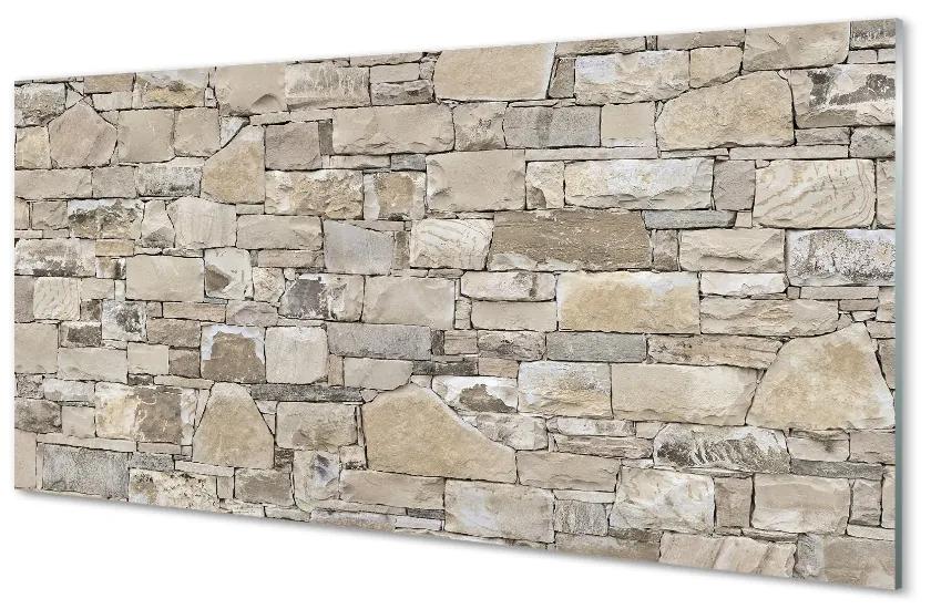 Obraz na skle Kamenná zeď wall 100x50 cm