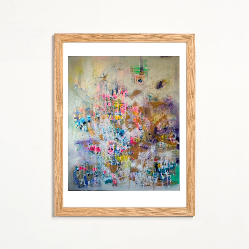 Kati Papp Zemková | Light And Layers Rám: Bílý, Velikost: 30 x 20 cm