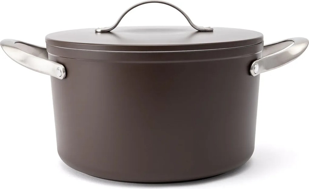 Elmich Nepřilnavý keramický hrnec Zen Ø 20 cm (3 l) - hnědá