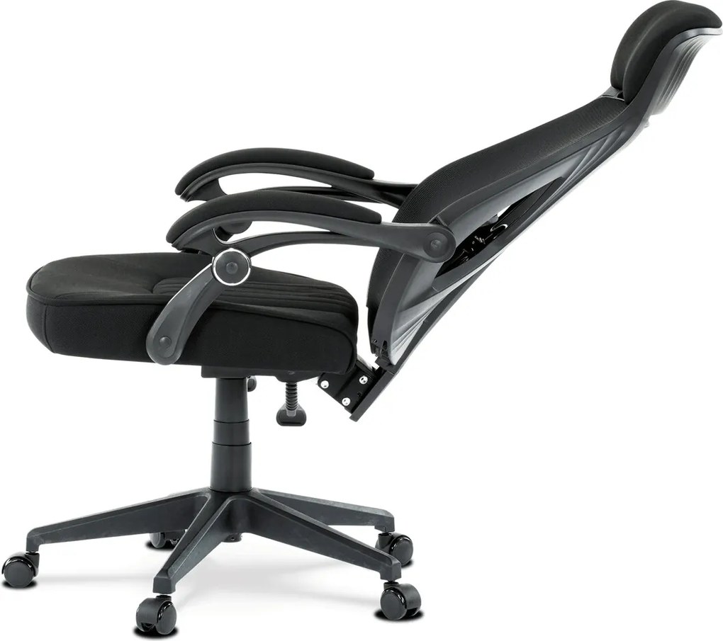 Ergonomická kancelářská židle VIGELTI - černá síťovina
