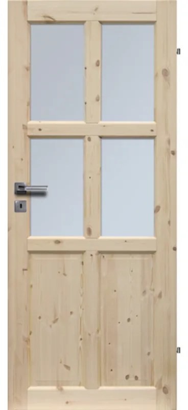 Interiérové dveře Radex BERGEN 4S Šířka dveří: 80 cm, Otvírání dvěří: Levé