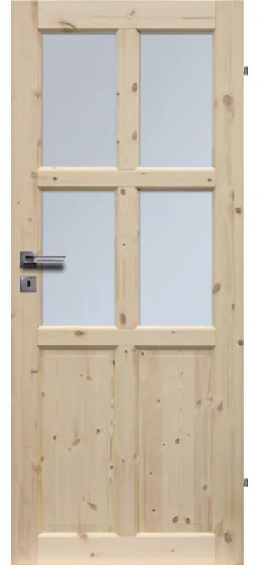 Interiérové dveře Radex BERGEN 4S Šířka dveří: 90 cm, Otvírání dvěří: Pravé