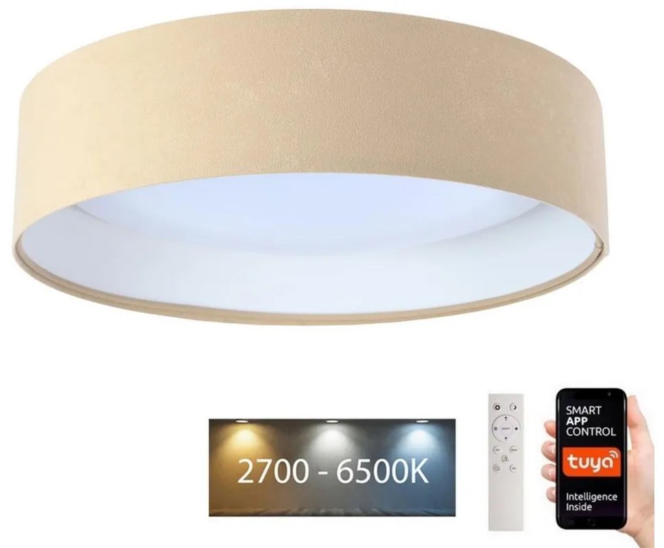 BPS Koncept LED Stropní svítidlo SMART GALAXY LED/24W/230V Wi-Fi Tuya béžová/bílá + DO BS0513