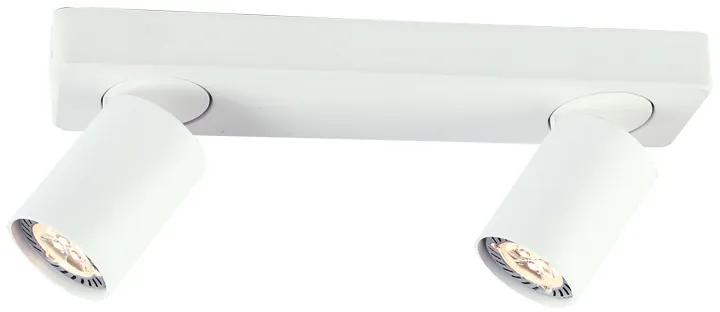 ACA DECOR Přisazené bodové svítidlo ELITIS max. 2x35W/GU10/230V/IP20, bílá barva