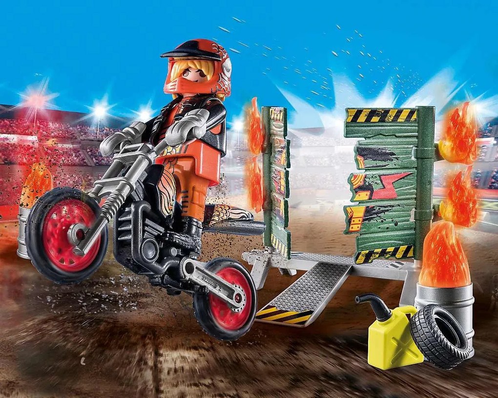 Playmobil Playmobil 71256 Starter Pack Kaskadér a ohnivá zeď