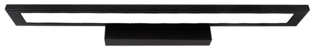 Toolight Toolight, LED koupelnové nástěnné osvětlení 60cm APP840-1W, černá matná, OSW-06665