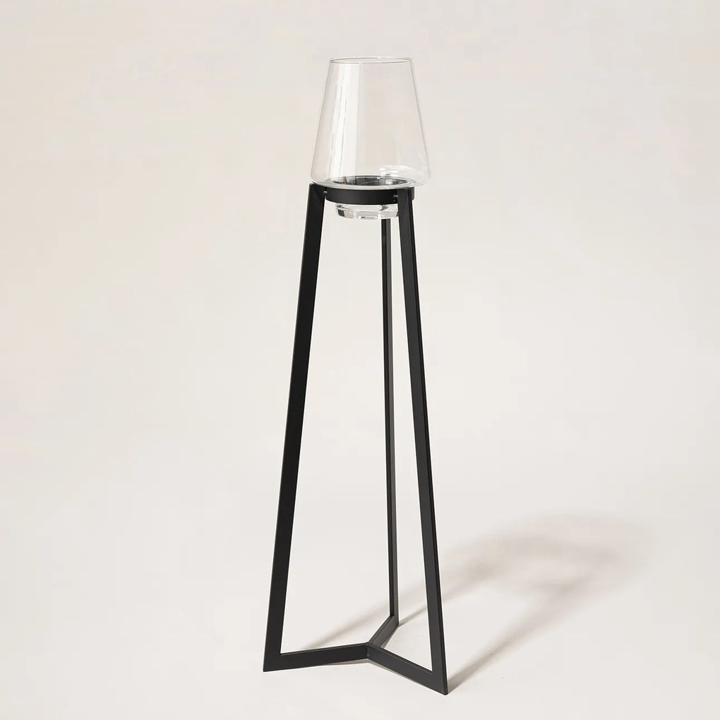 Svícen Loft Glow duży 30x30x114 cm