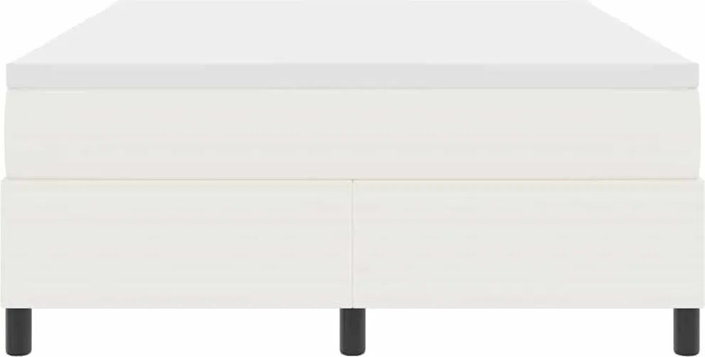 Postel s boxspringem Krémová a bílá 160 x 200 cm 3337474