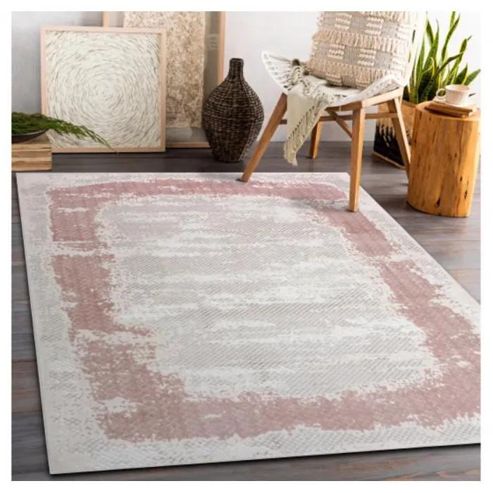 Kusový koberec Core růžový 200x290cm