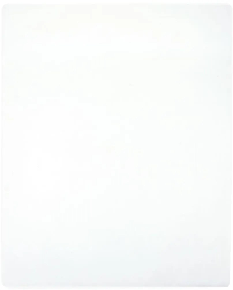 Jersey prostěradlo bílé 100x200 cm bavlna 136242