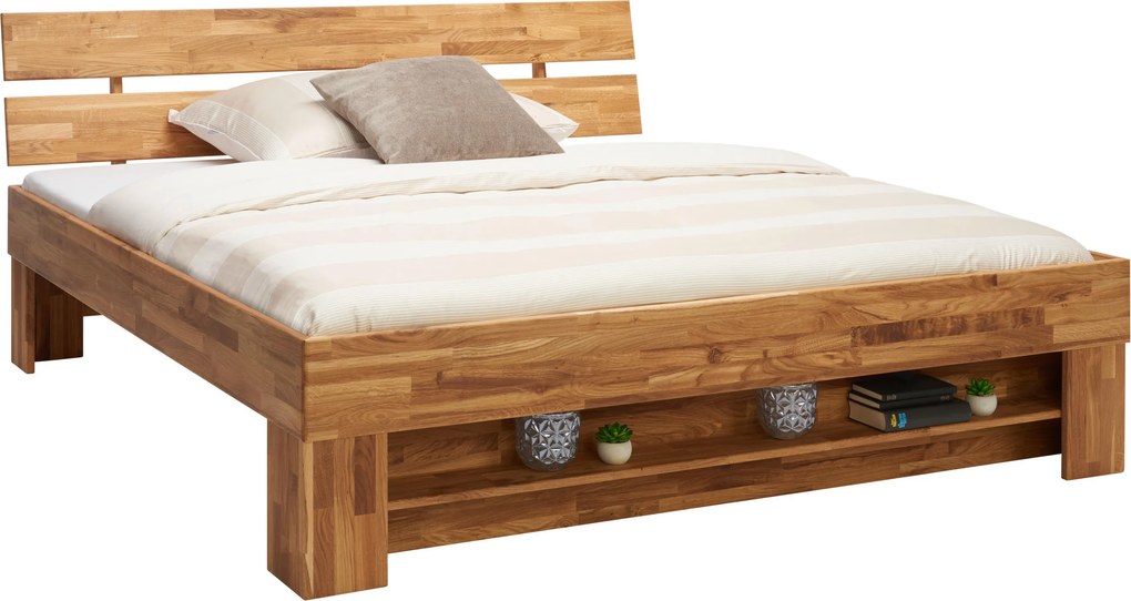 XXXLutz POSTEL, 180/200 cm, divoký dub Carryhome - Manželské postele - 002730001601