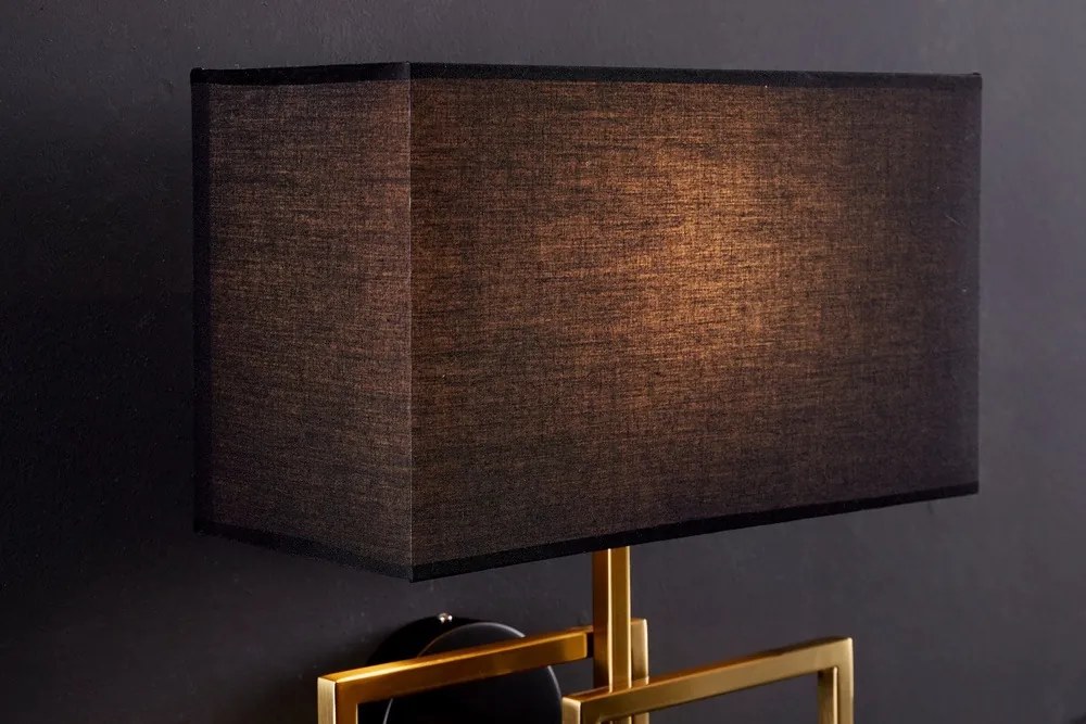 Designová nástěnná lampa Calanthe zlatá