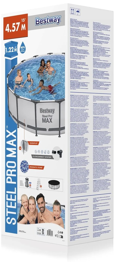 Bestway Bazén Steel Pro Max 4,57 x 1,22 m
