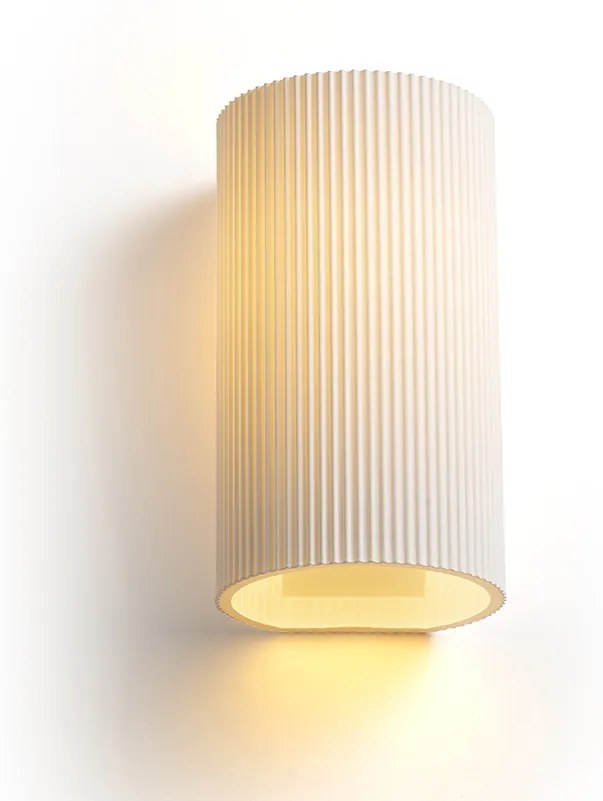 RENDL R13998 CALLUM nástěnná lampa, dekorativní bílá Eco PLA