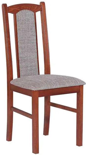 Jídelní židle Boro 7 Zvolte dřevo: Bílá, Zvolte látku: látka 10b