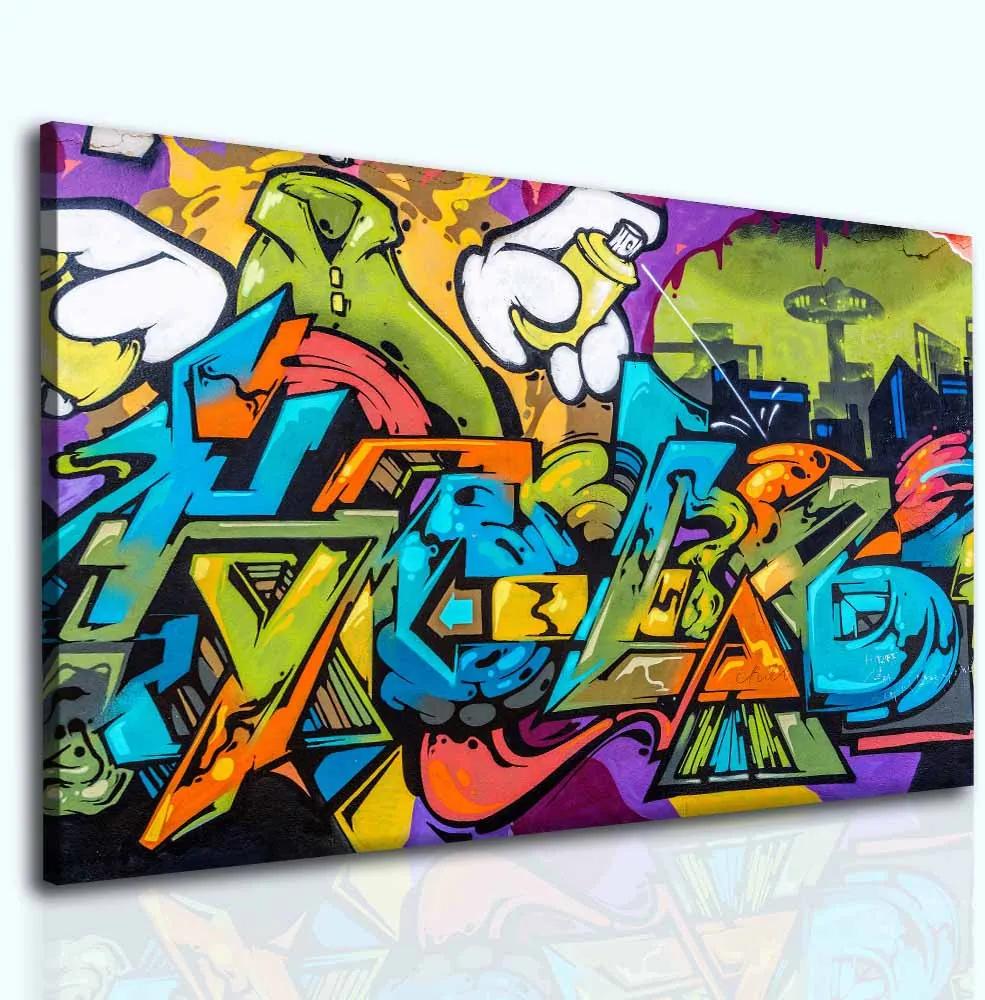 Obraz street art (150x100 cm) - InSmile ®