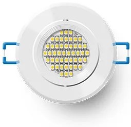 Podhledové LED svítidlo, Ø8,6cm, 2W, teplá bílá