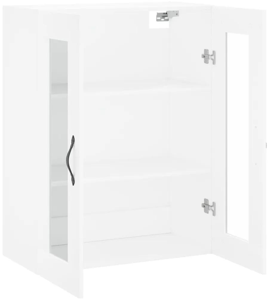 Nástěnná skříňka bílá 69,5 x 34 x 90 cm kompozitní dřevo - Default Title