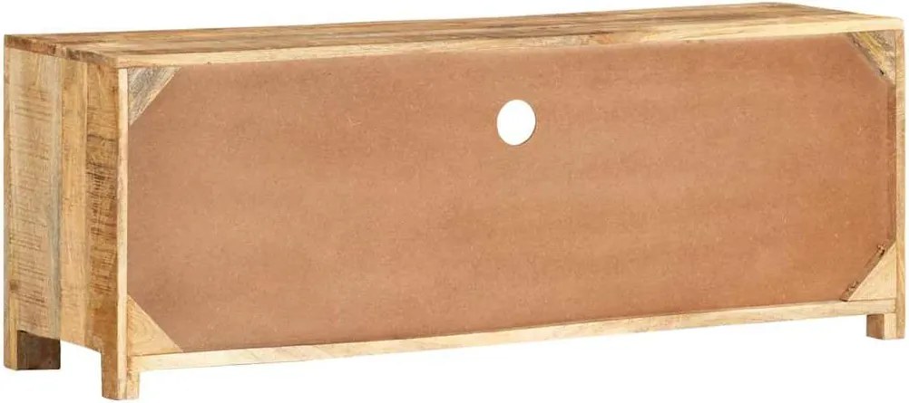 TV stolek 110 x 30 x 40 cm hrubé mangovníkové dřevo 338026