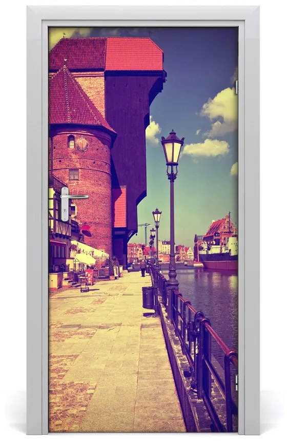 Fototapeta samolepící na dveře Gdaňsk Polsko 85x205 cm