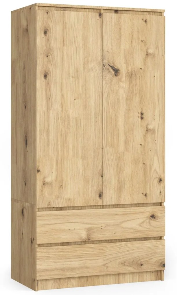 Šatní skříň Star 90 cm dub artisan