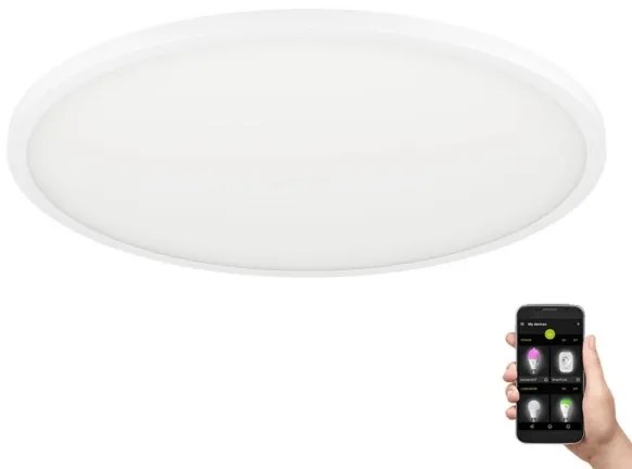 Eglo 900758-LED Stmívatelné stropní svítidlo SARSINA-Z 33,5W/230V pr. 45 cm bílá