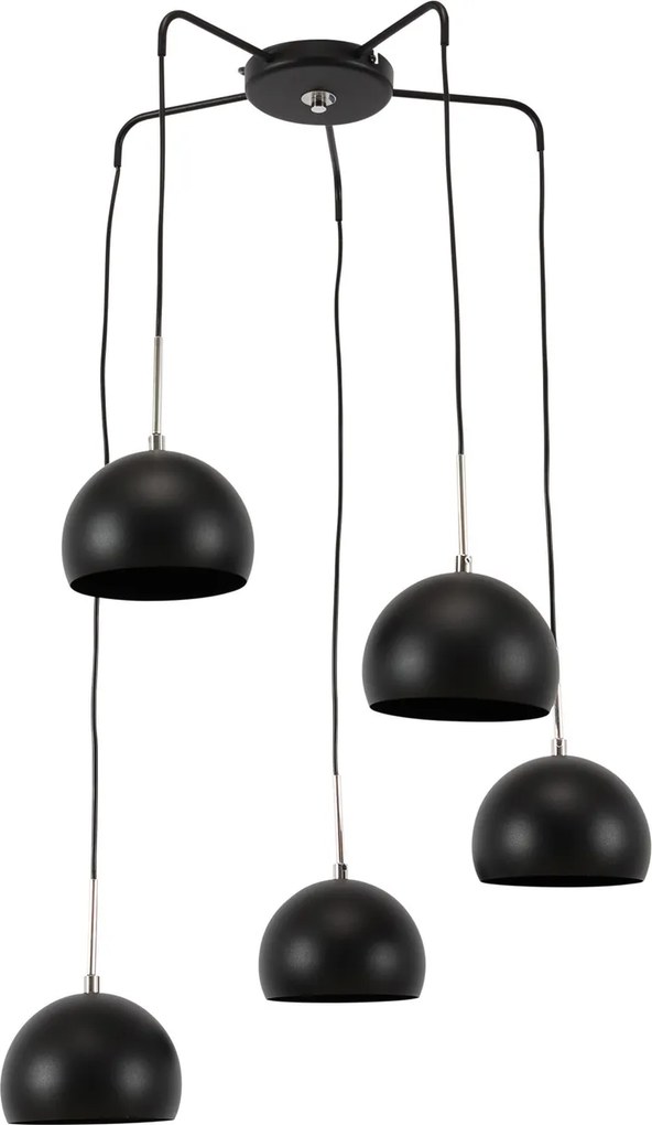 Canonus, 59x59x110cm závěsná 5 černý