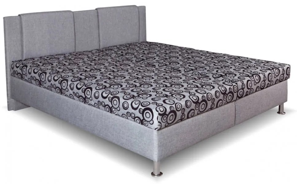 Čalouněná postel s úložným prostorem Klaudie, 180x200, boční výklop MAWS