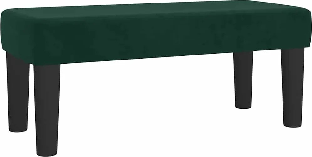 Box spring postel s matrací tmavě zelená 120 x 200 cm samet 3138076
