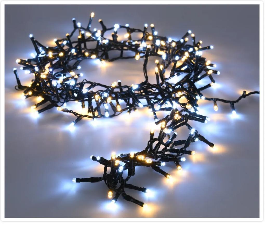 Světelný vánoční řetěz Twinkle studená a teplá bílá, 560 LED