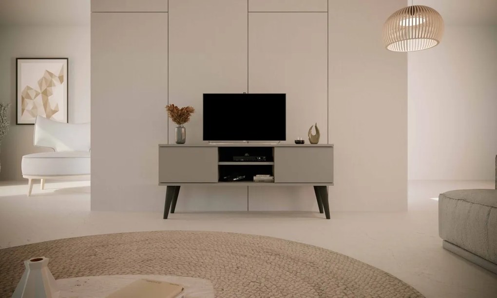 TV stolek TORONTO 120 cm šedý