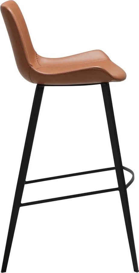 Koňakově hnědá barová židle (výška sedáku 74,5 cm) Hype – DAN-FORM Denmark