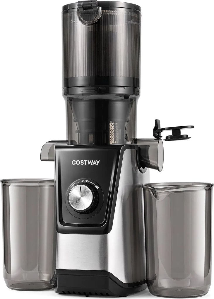 Costway Odšťavňovač s 110 cm plnicím otvorem na celé ovoce a zeleninu 160 W
