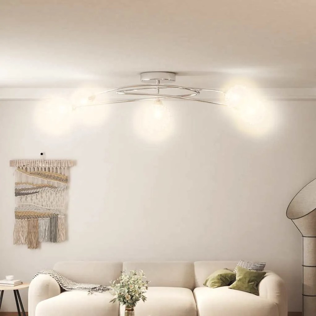 Stropní svítidlo s drátěnými stínidly pro 5 LED G9 337909