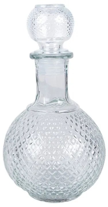 Broušená skleněná lahvička / flakon na parfém Els – 525 ml