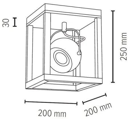 Spot-Light 5222174 - LED Stropní svítidlo ROY 1xGU10/5W/230V matný dub