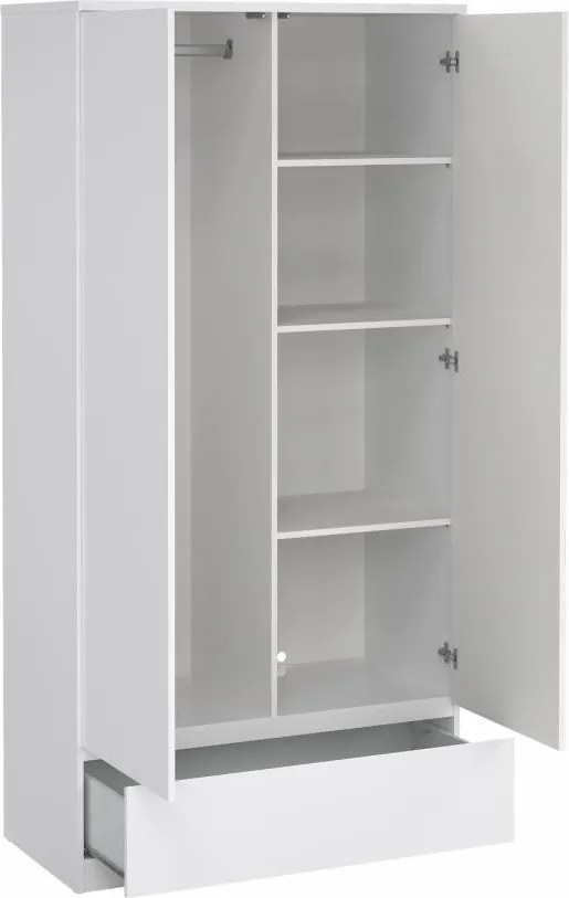 FALCO Skříň Simplicity 287 bílý lesk