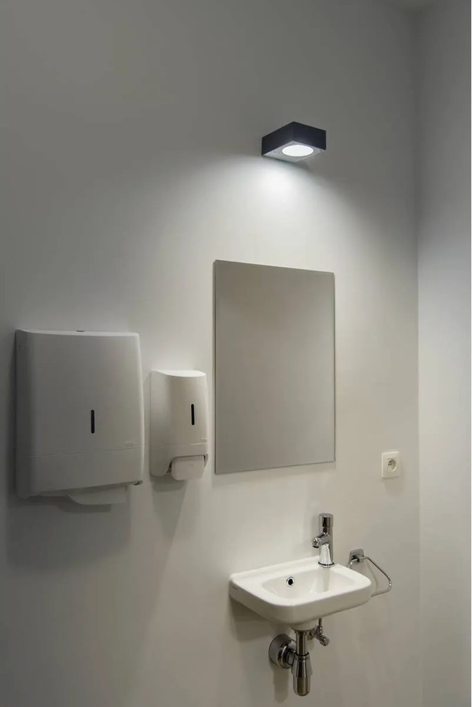 LA 232285 Venkovní svítidlo QUADRASYL WL 15 antracit 230V GX53 11W IP44 - BIG WHITE (SLV)