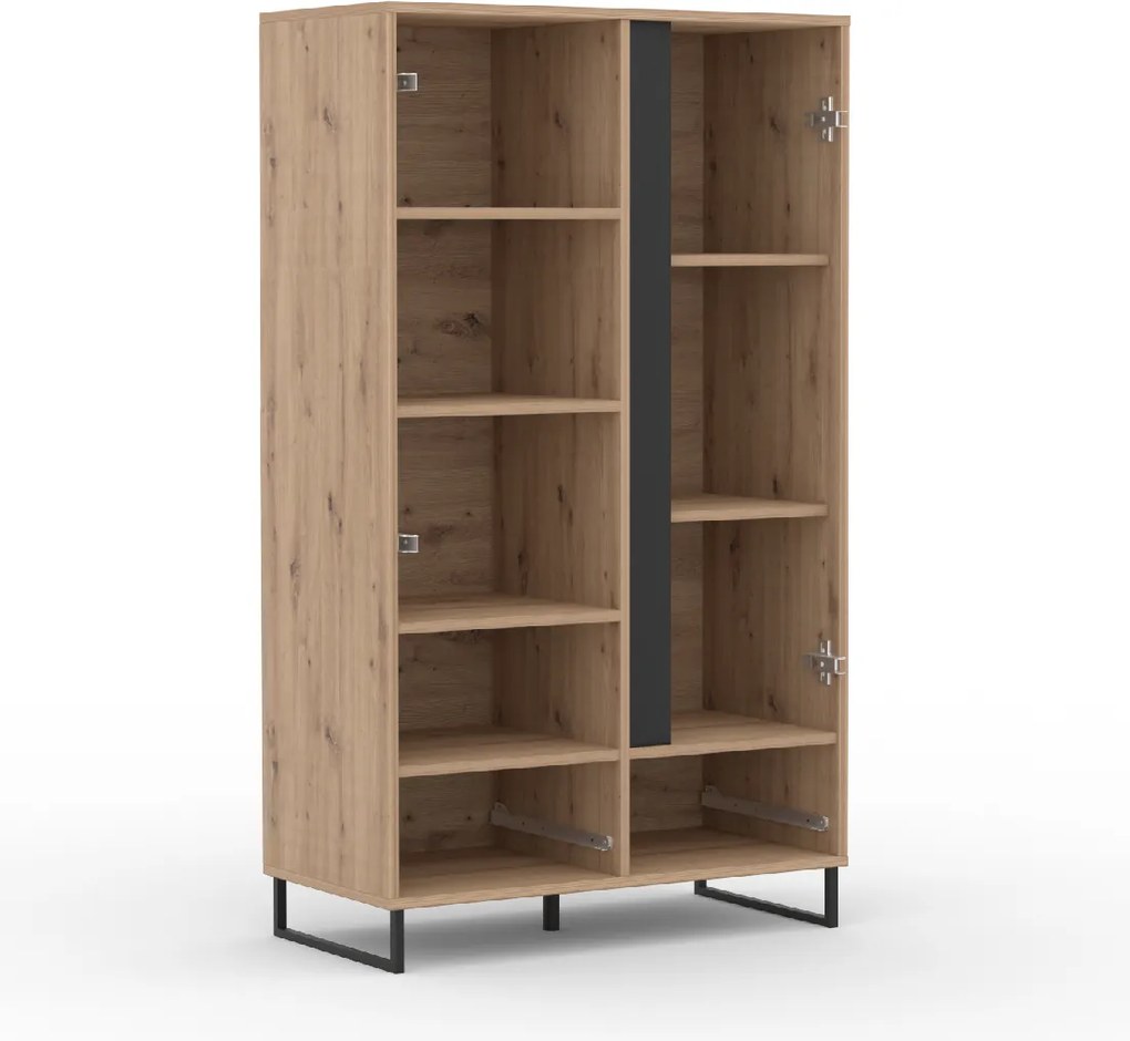 ADRK Furniture Nízká vitrína ARIA SHC-ARI-80-A_B