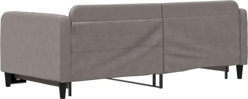 Válenda s přistýlkou taupe 90 x 200 cm textil 3196819