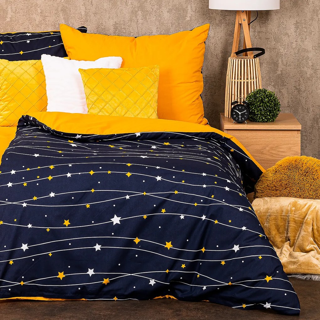 4Home Bavlněné povlečení Night sky, 220 x 200 cm, 2 ks 70 x 90 cm