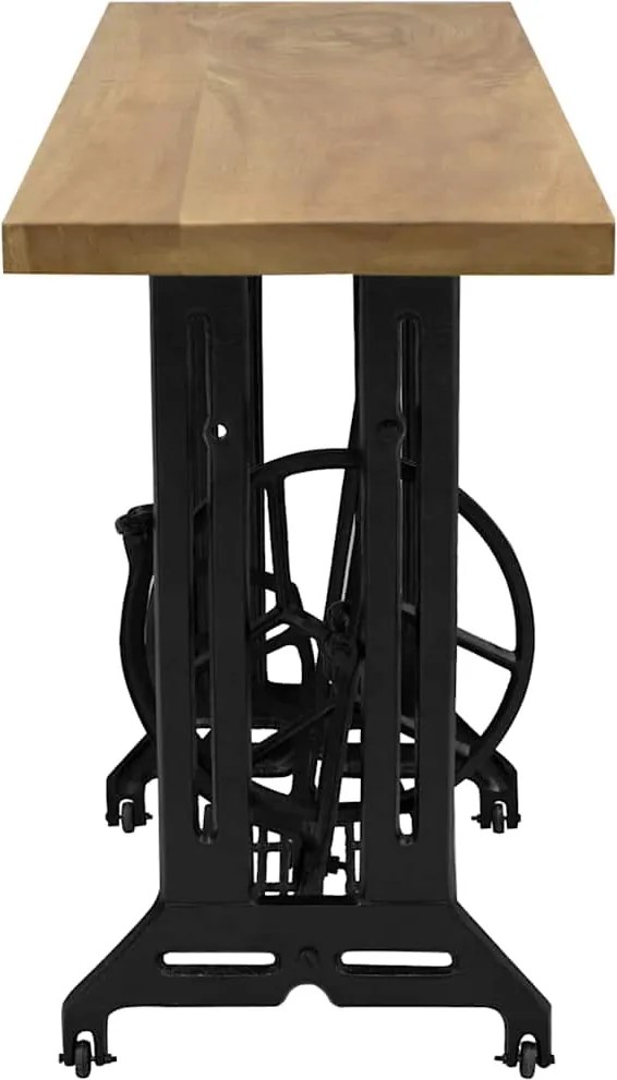viddaXL Konzolový stolek z šicího stroje 110 x 40 x 75 cm 285208