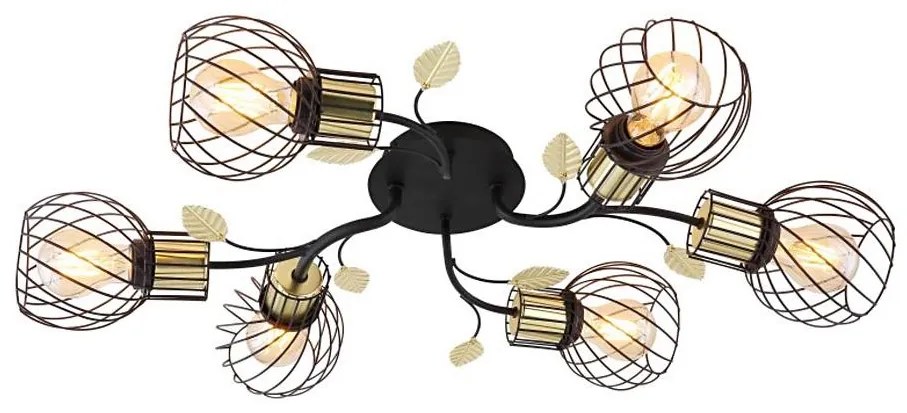 Globo 54113-6D - Přisazený lustr LALLY 6xE27/40W/230V